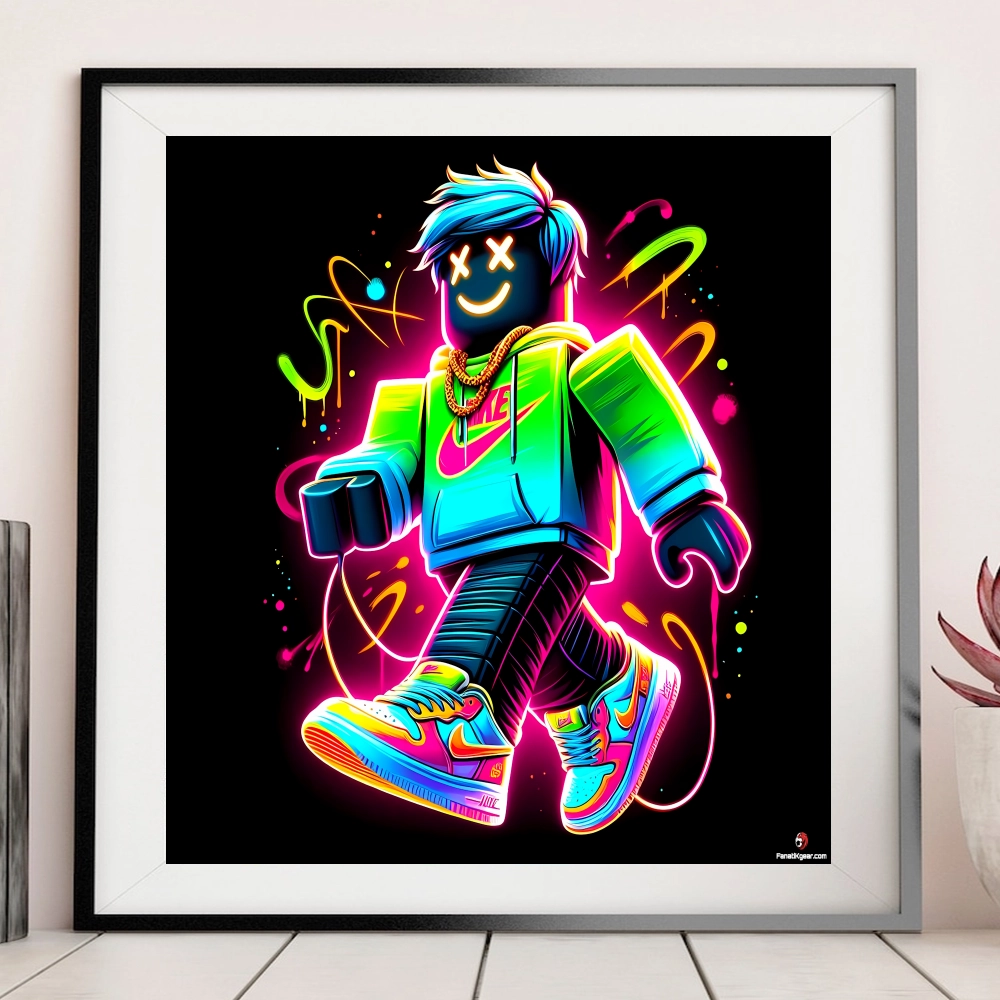 Roblox Print, Roblox poster, Video game Birthday Print, Roblox SVG ...