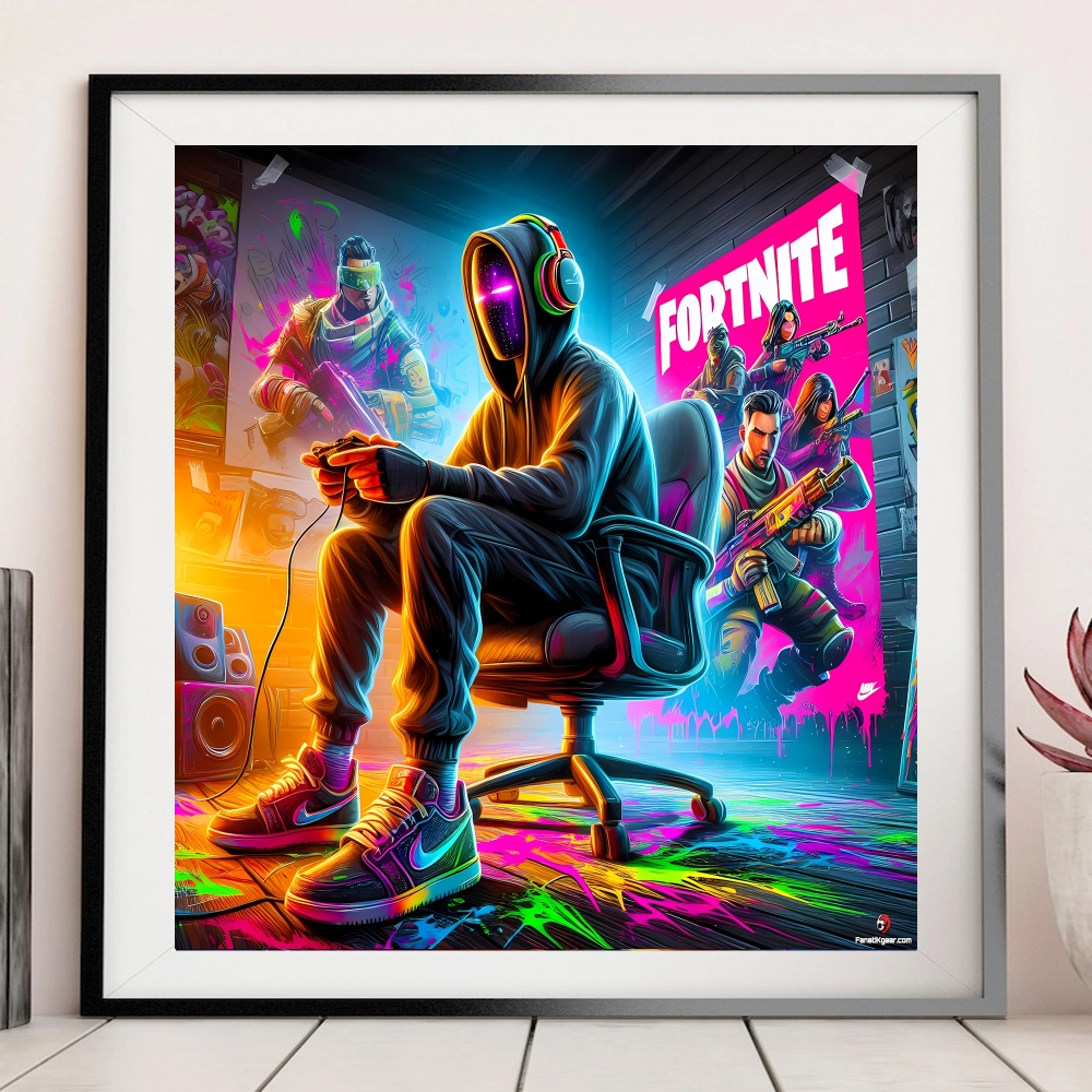 Fortnite Print, Fortnite poster,Video game Birthday Print, Fortnite SVG ...