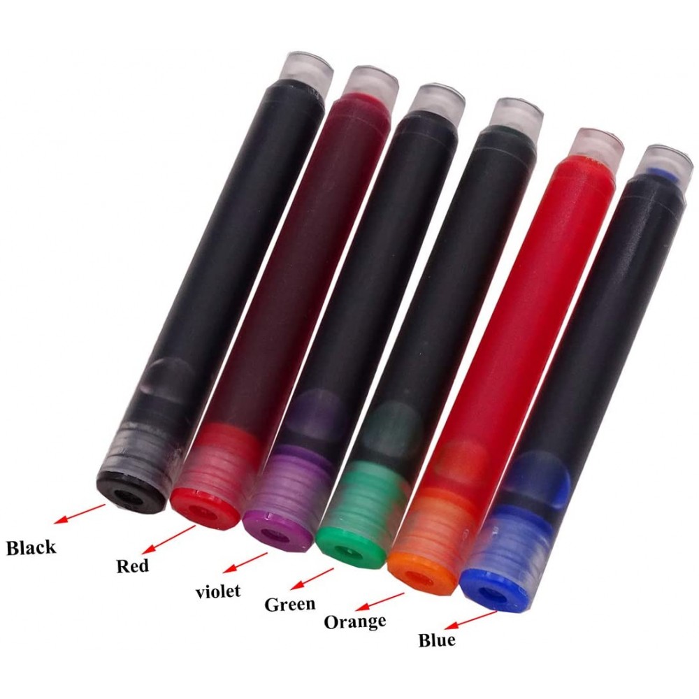 9 Fountain Pen Replacement Cartridges