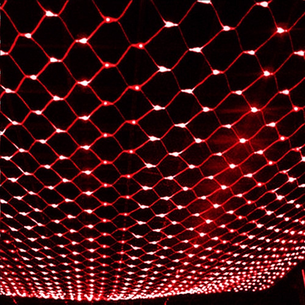 220V Led Net String Lights Outdoor Waterproof Party Wedding Christmas ...