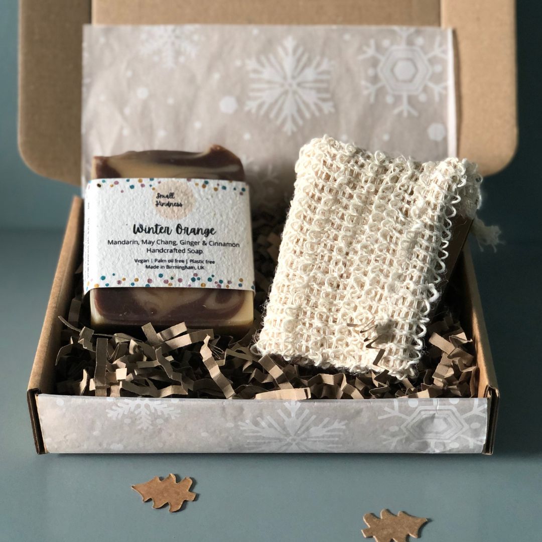 Soap and Scrub Gift Set - Handcrafted Soap Gift Set from Small Kindness