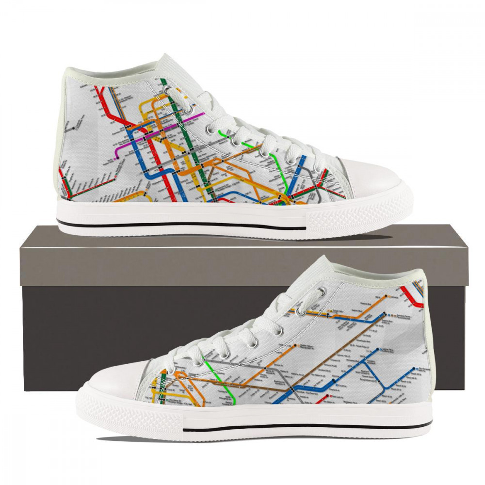 New York Subway High top shoes-Limited Edition-