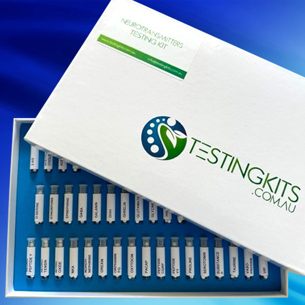 Neurotransmitters Testing Kit Flat Box
